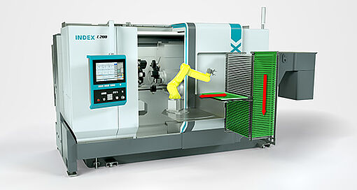INDEX C100 production turning machine - INDEX TRAUB